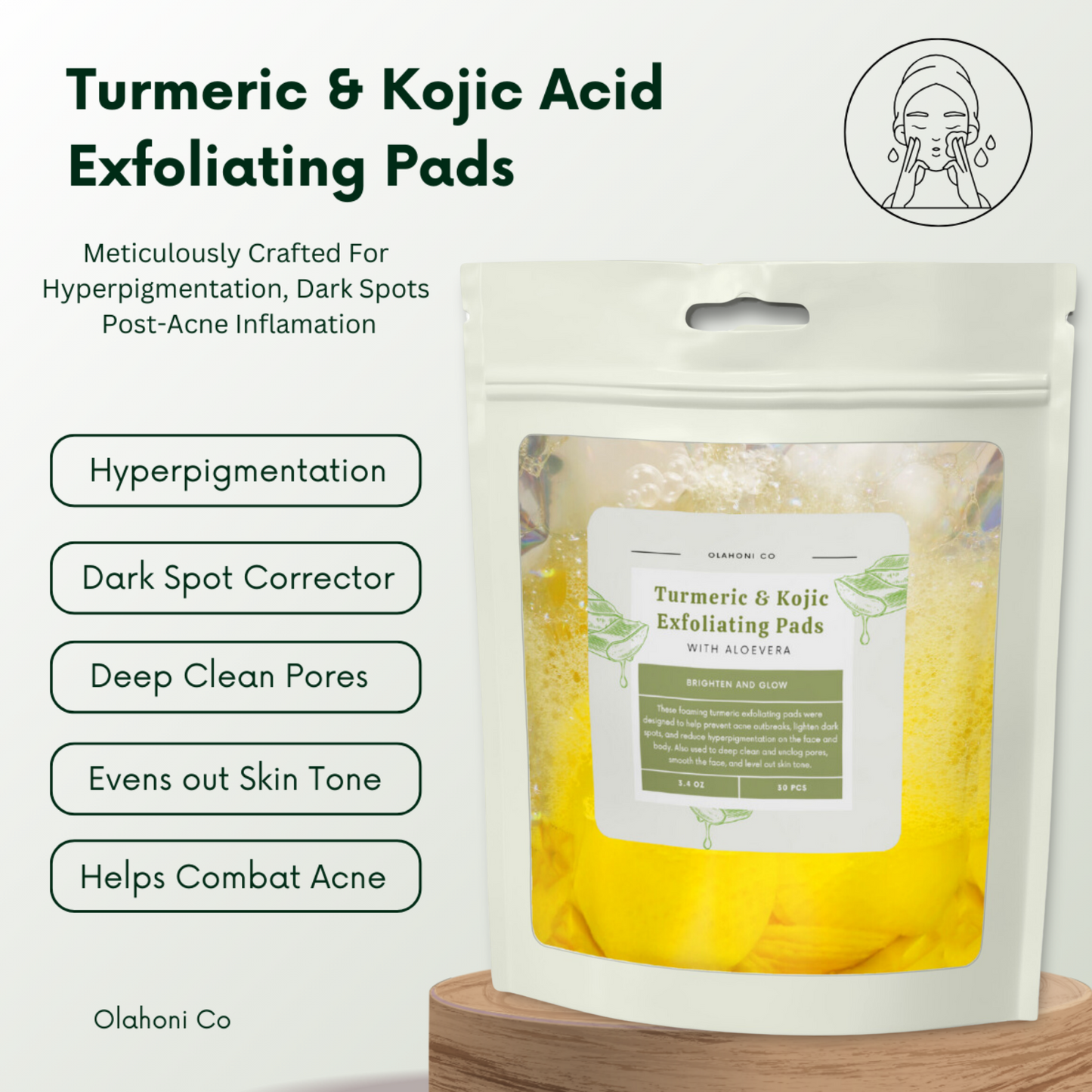 Original Turmeric Pads Bundle – Olahoni Co